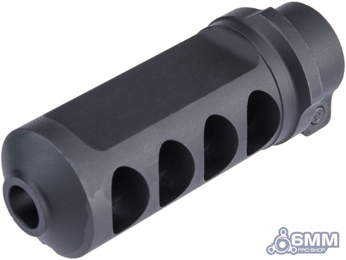 6mmProShop Full CNC Style Muzzle Brake for M107A1 Series Airsoft Snipe ...