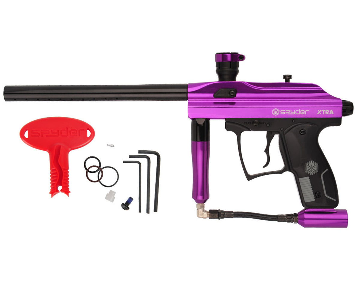 Kingman Spyder Xtra Semi-Auto Paintball Gun - Gloss Purple — CC ...